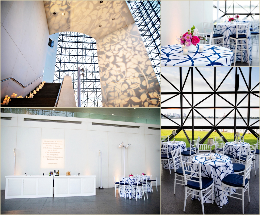 The JFK Presidential Library Boston Wedding with Janie Haas Events
